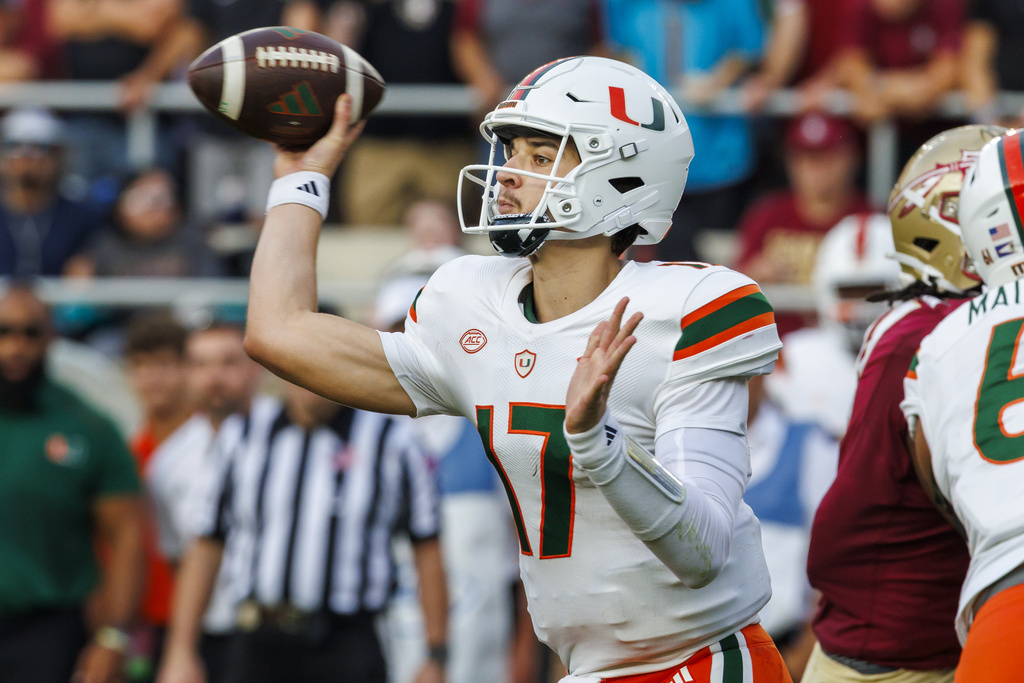 No. 4 Florida State beats Miami 27-20 to win its 16th straight and ...