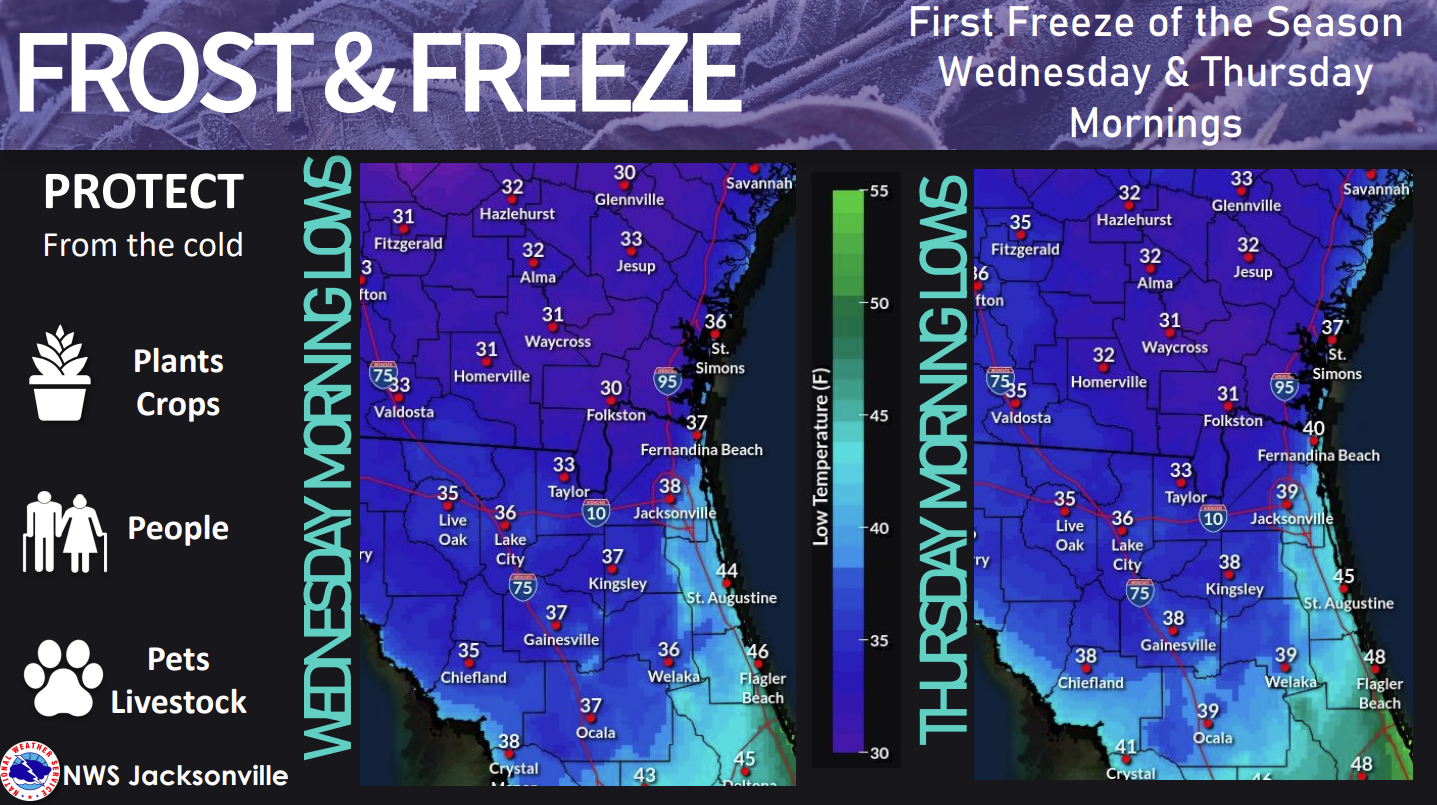 First frost/freeze of the season forecast for this week. Take steps to ...