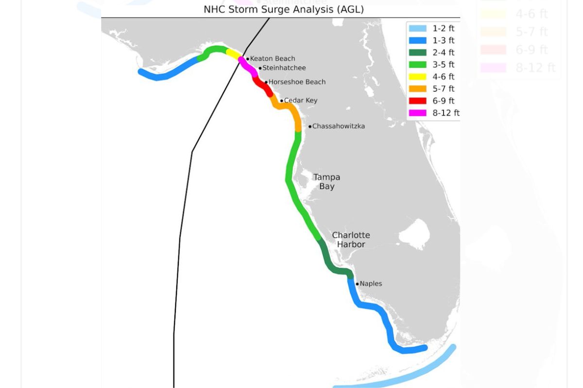 NHC report out on Hurricane Idalia shows it’s the third strongest to ...