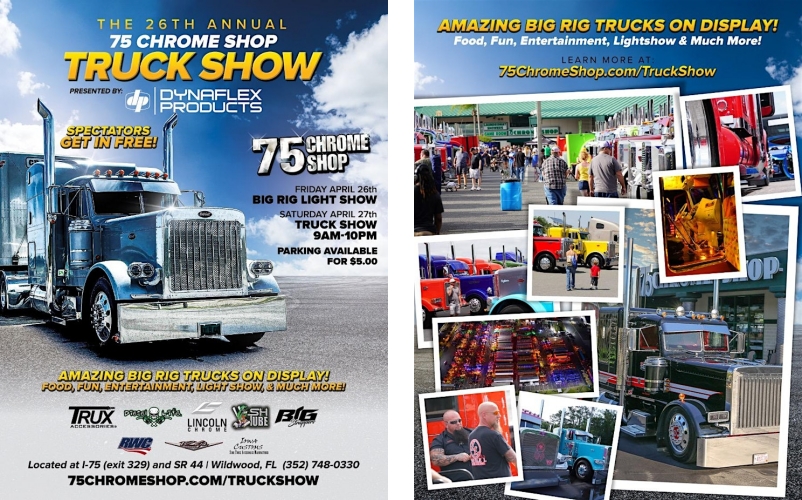 Gear up for 75 Chrome Shop’s 26th annual Big Rig Truck Show - 352today