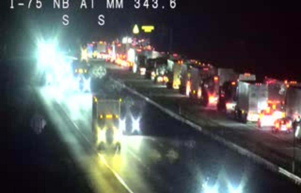 UPDATE: Traffic moving again on I-75 southbound in Marion County - 352today
