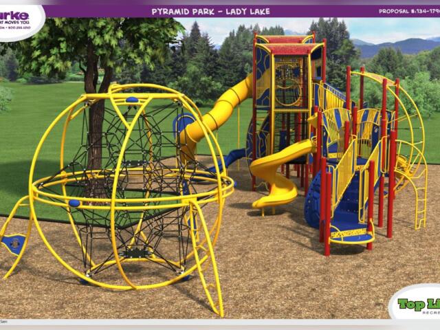 Bright, new playground equipment coming to Lady Lake’s Pyramid Park ...