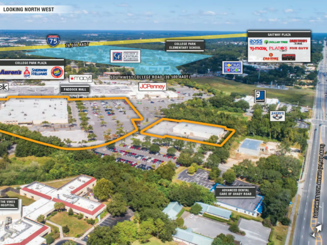 The old Sears store at Ocala’s Paddock Mall being redeveloped into an ...