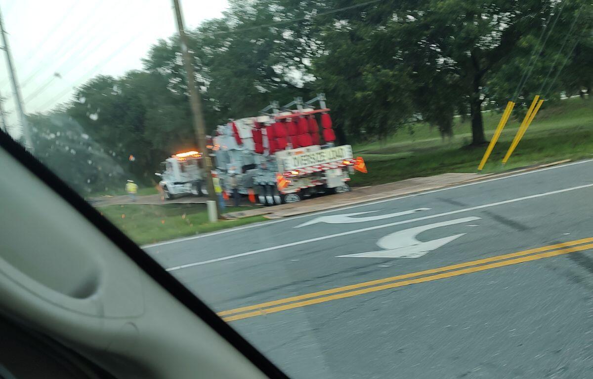 Lightning strike sparks transformer fire at electric substation on ...