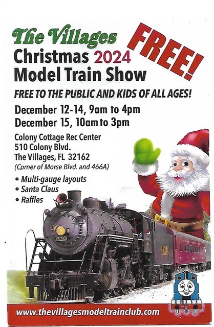 The Villages to host largest free Christmas train show in Florida ...