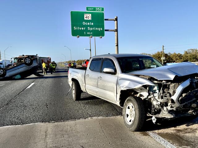 Multi-vehicle crash on I-75 in Ocala blocks traffic and sends six to ...